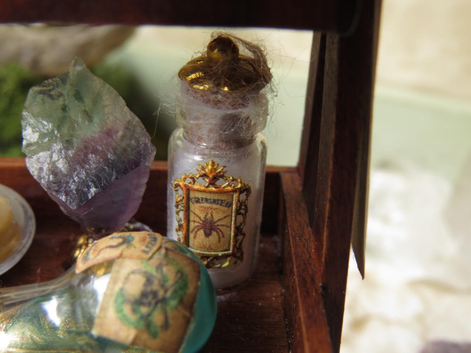 Handmade Witchy Miniature Bookshelf Perfect for Spellcasters ...