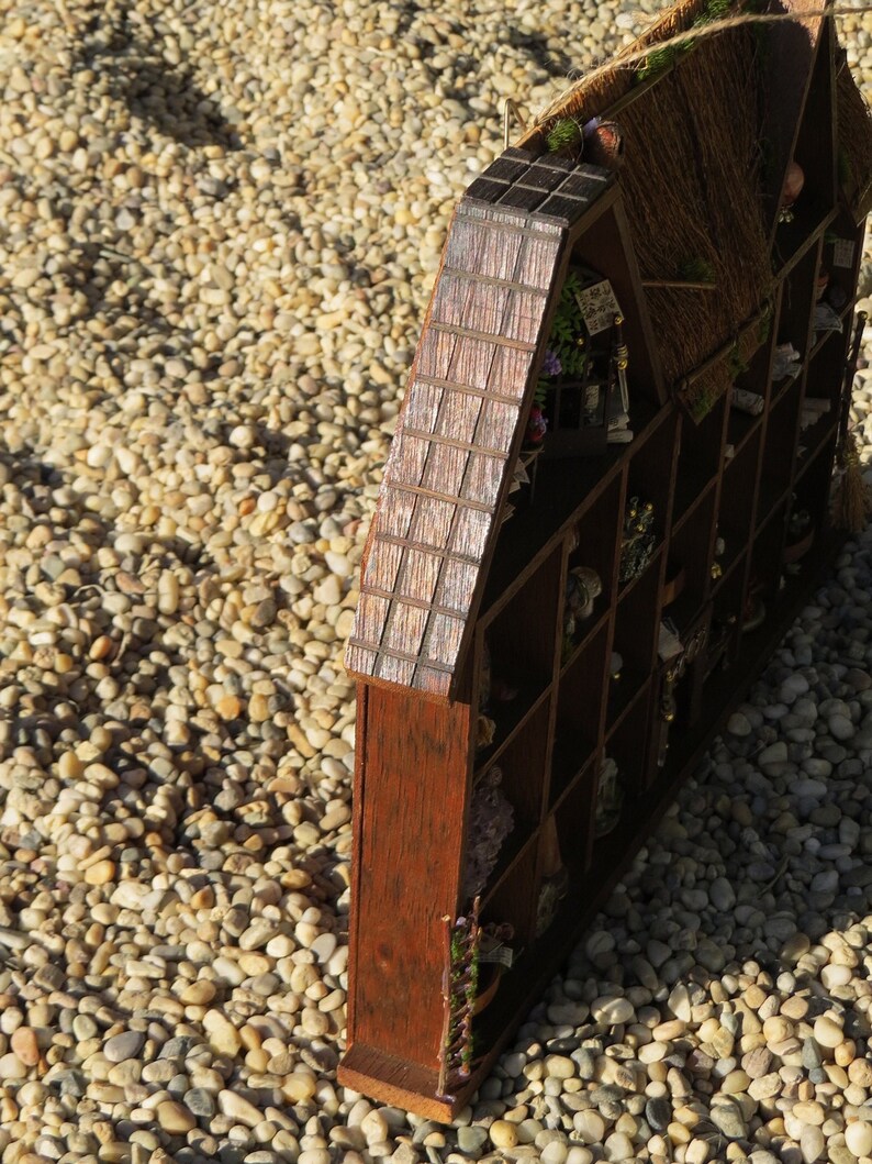 Miniature Witch House Dom Wiedźmy, Kryształ, Minerały, WICCA, Kolekcja ...