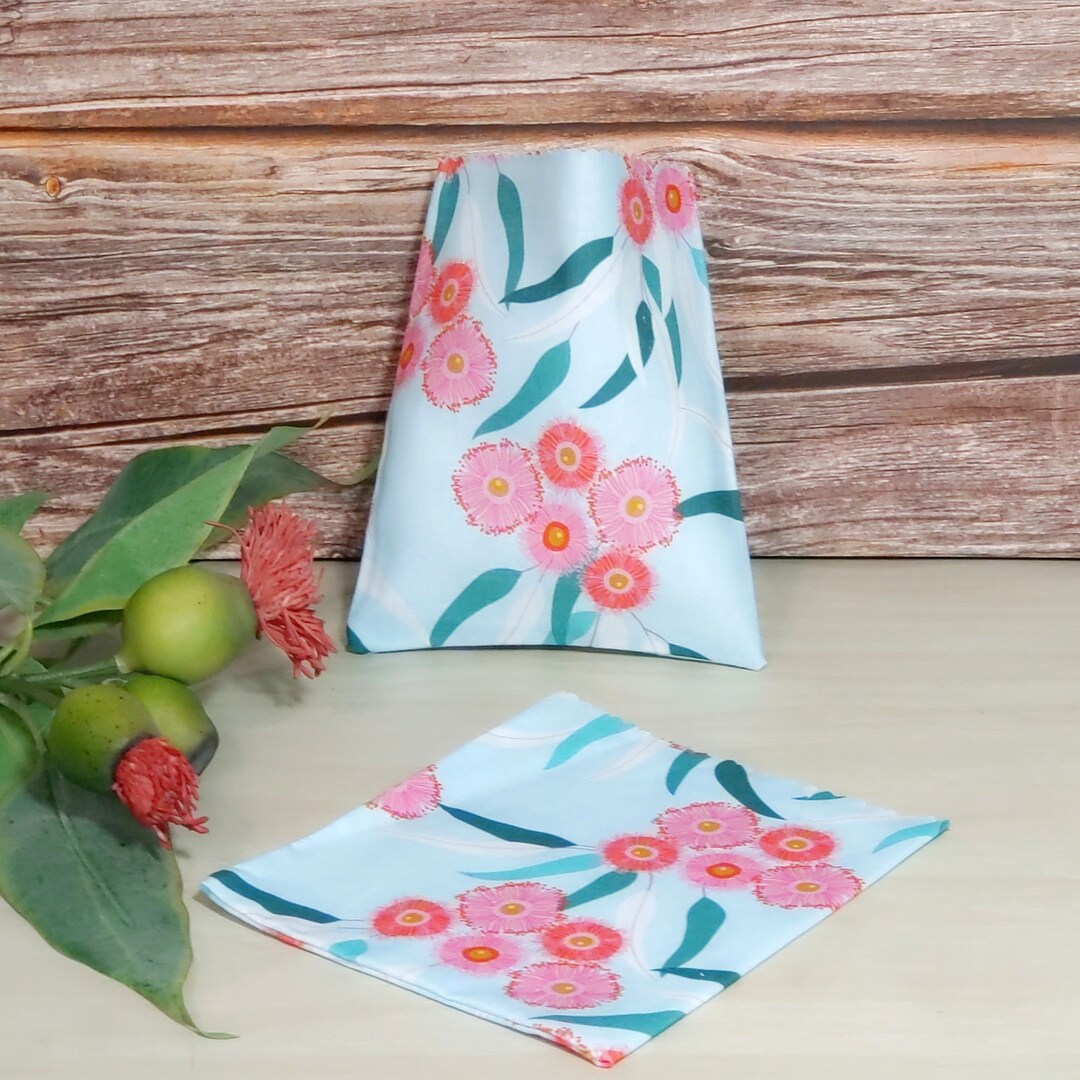 Mini Flower Gift Bags, Australian Gumleaf Gum Blossom Fabric Bags - Etsy