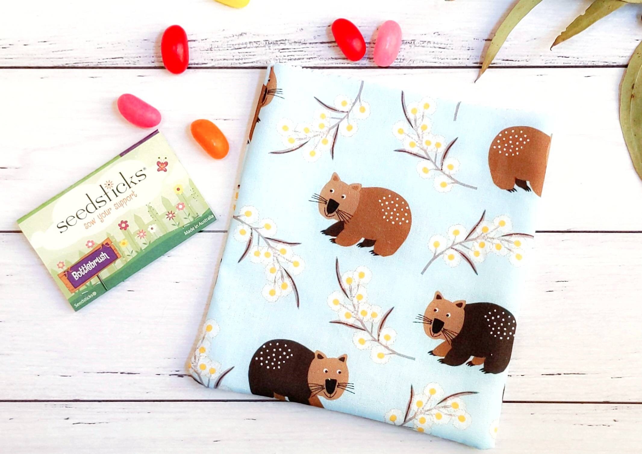 Wombat Party Bags Native Australian Animals Fabric Party - Etsy