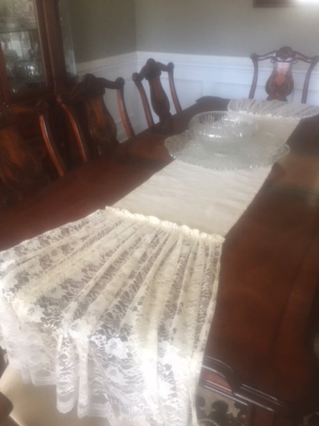 Lace Table Runner - Etsy