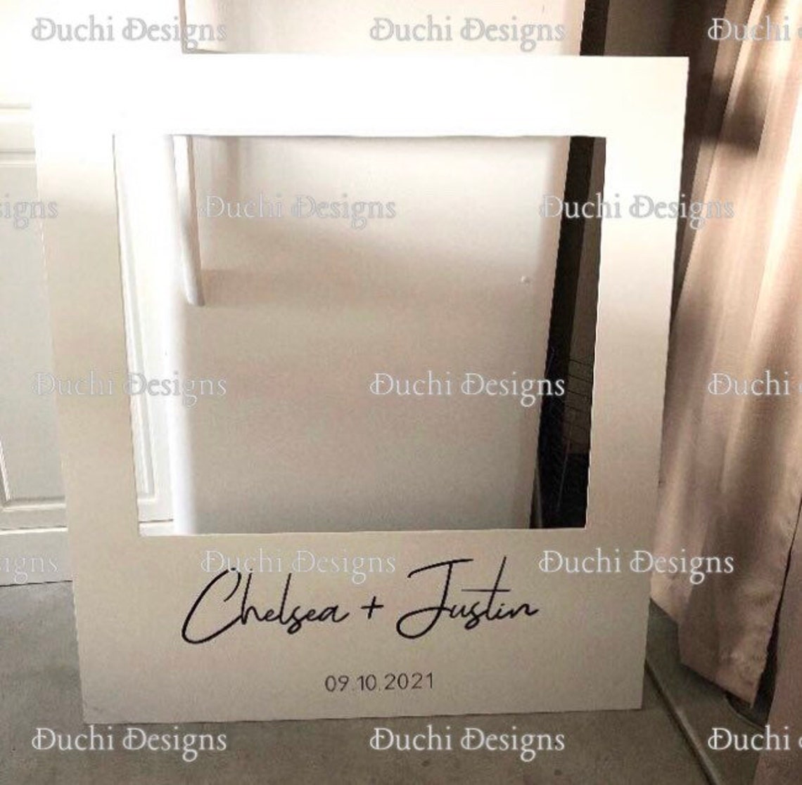 Large Custom Mirror Wedding Decal Custom Mirror Vinyl Create | Etsy