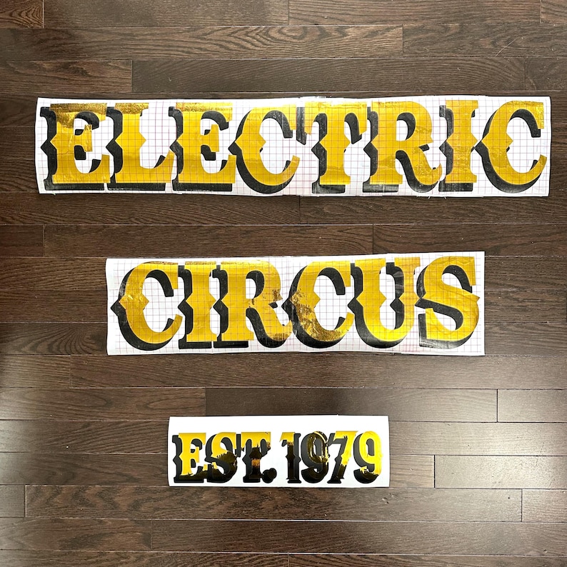 Custom Gold & Black Outline Shadow Window Sticker -gold Leaf Logo Black ...