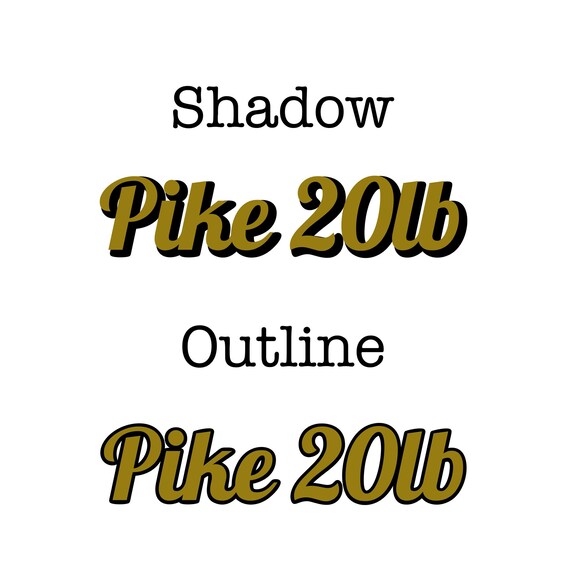 Antique Style Gold Lettering With Black Edging Gold and Black - Etsy