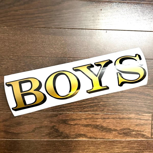 Vintage Window Decal - Etsy