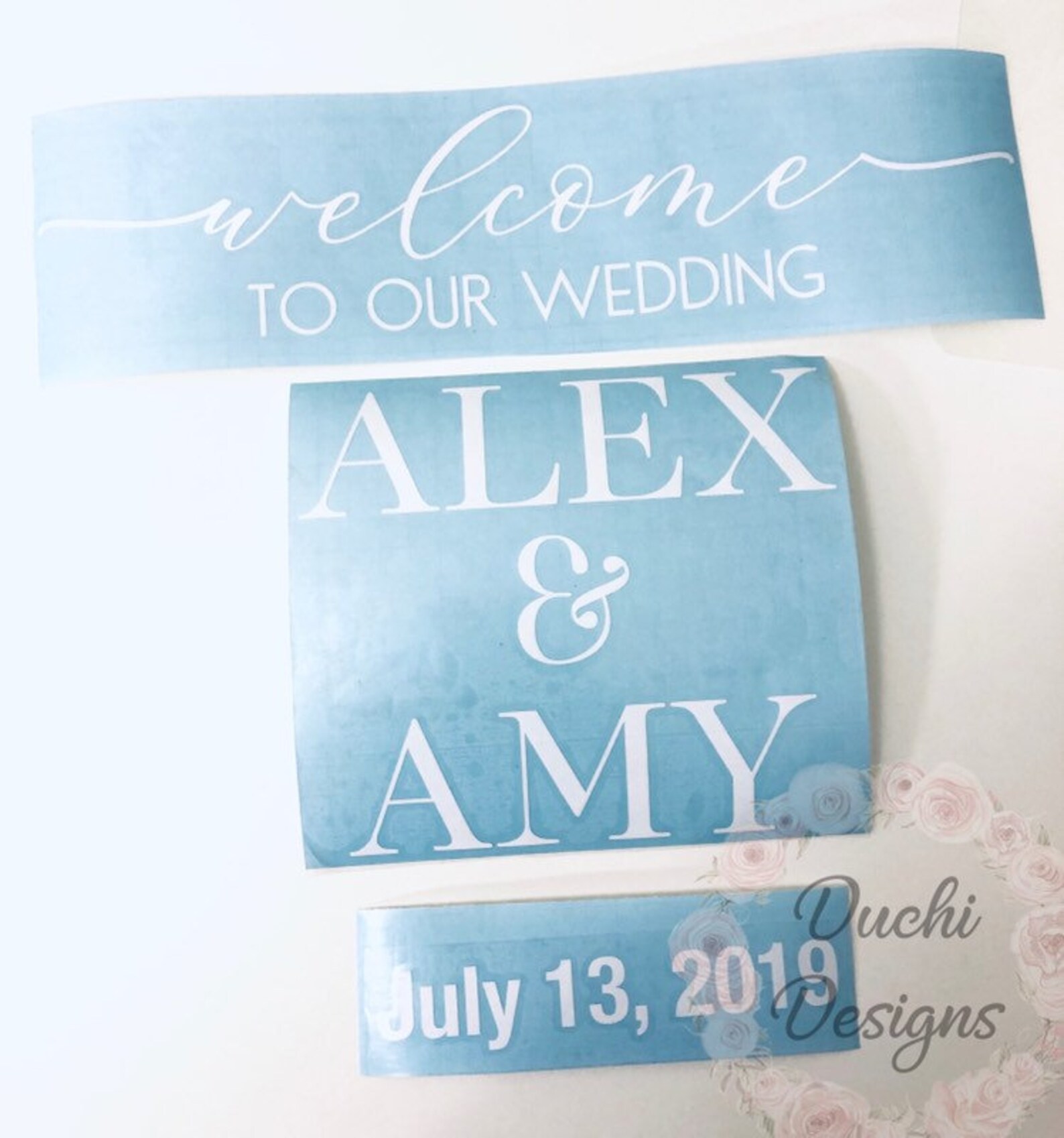 DIY Acrylic Welcome to Our Wedding Sign Welcome Sign Decal - Etsy