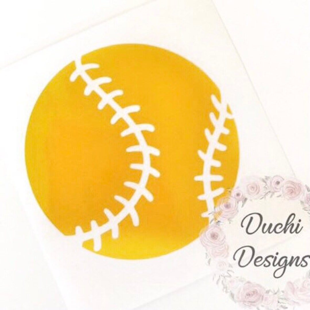 Baseball Decal, Baseball Vinyl Decal, Baseball Vinyl Sticker, Baseball ...