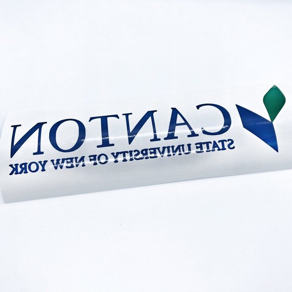 INSIDE Glass Decal Reversed Decal Custom Logo Decal Inside | Etsy