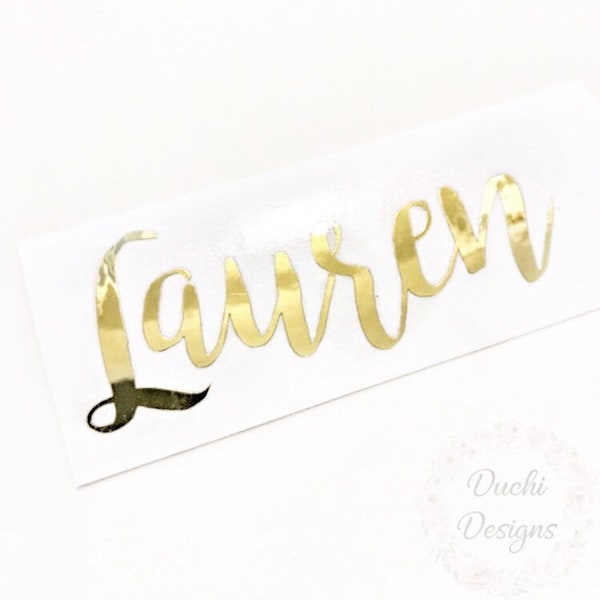 Gold Foil Decal - Etsy