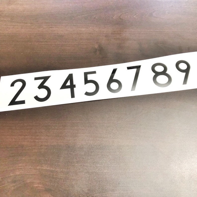 Custom Number Stickers Boat Numbers Helmet Numbers Locker - Etsy