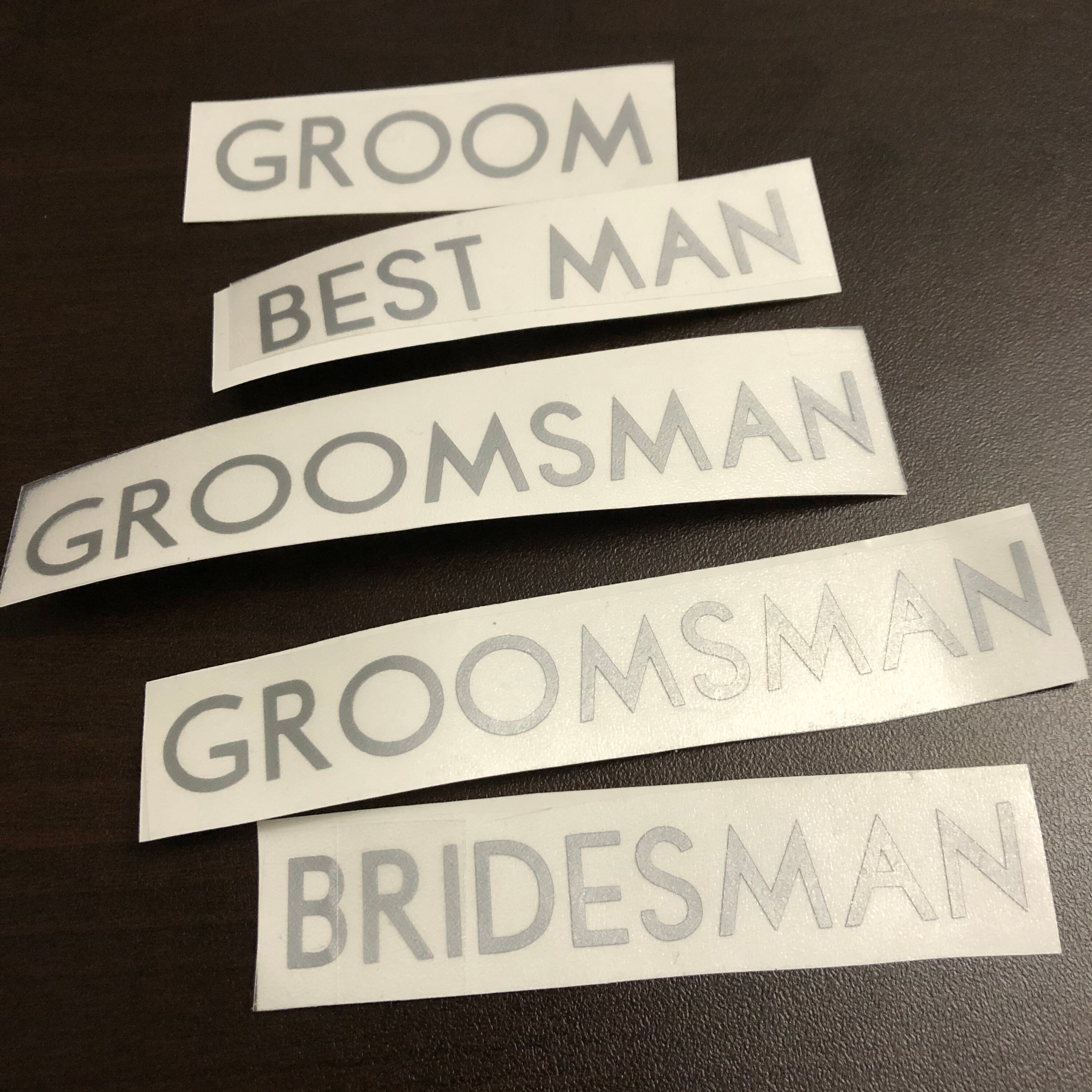 0.5 inch Tall Vinyl Stickers 0.5 Height Decals Personalized | Etsy