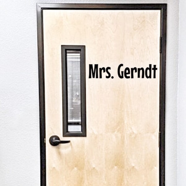 Classroom Door Decal - Etsy