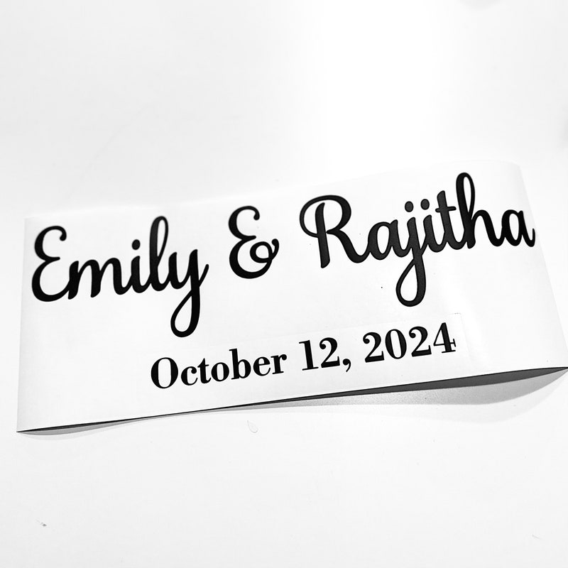 Wedding Vinyl Decals - Etsy
