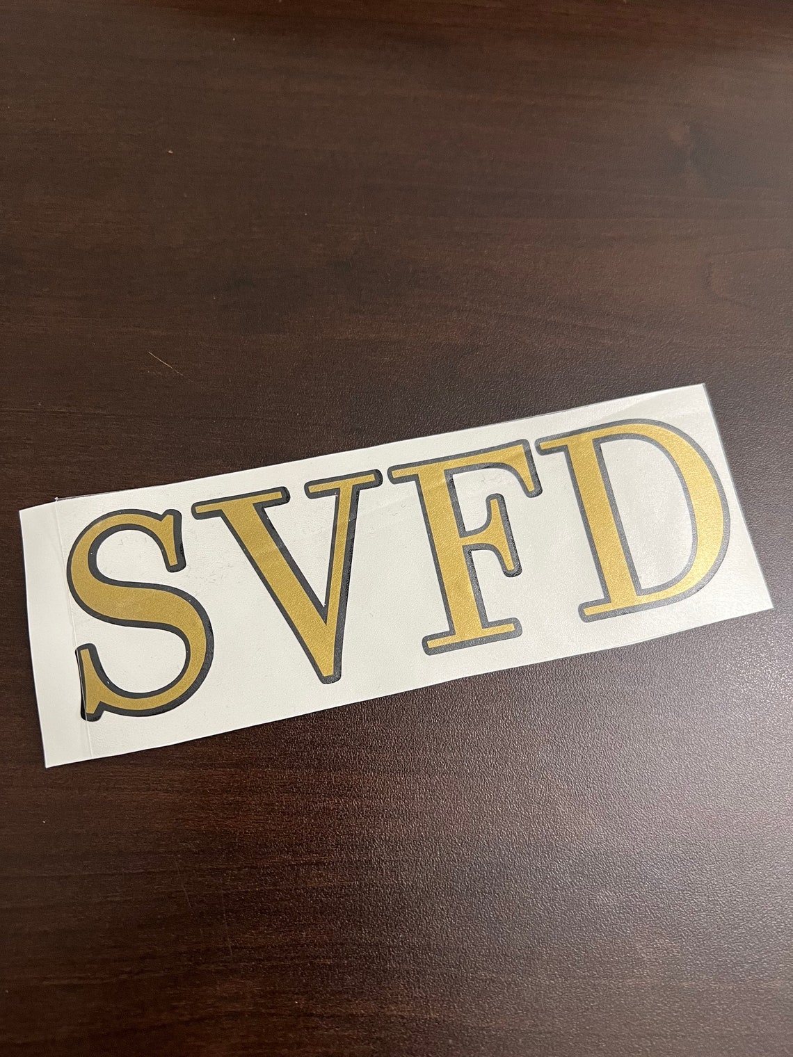 Antique Style Gold Lettering With Black Edging Gold and Black - Etsy