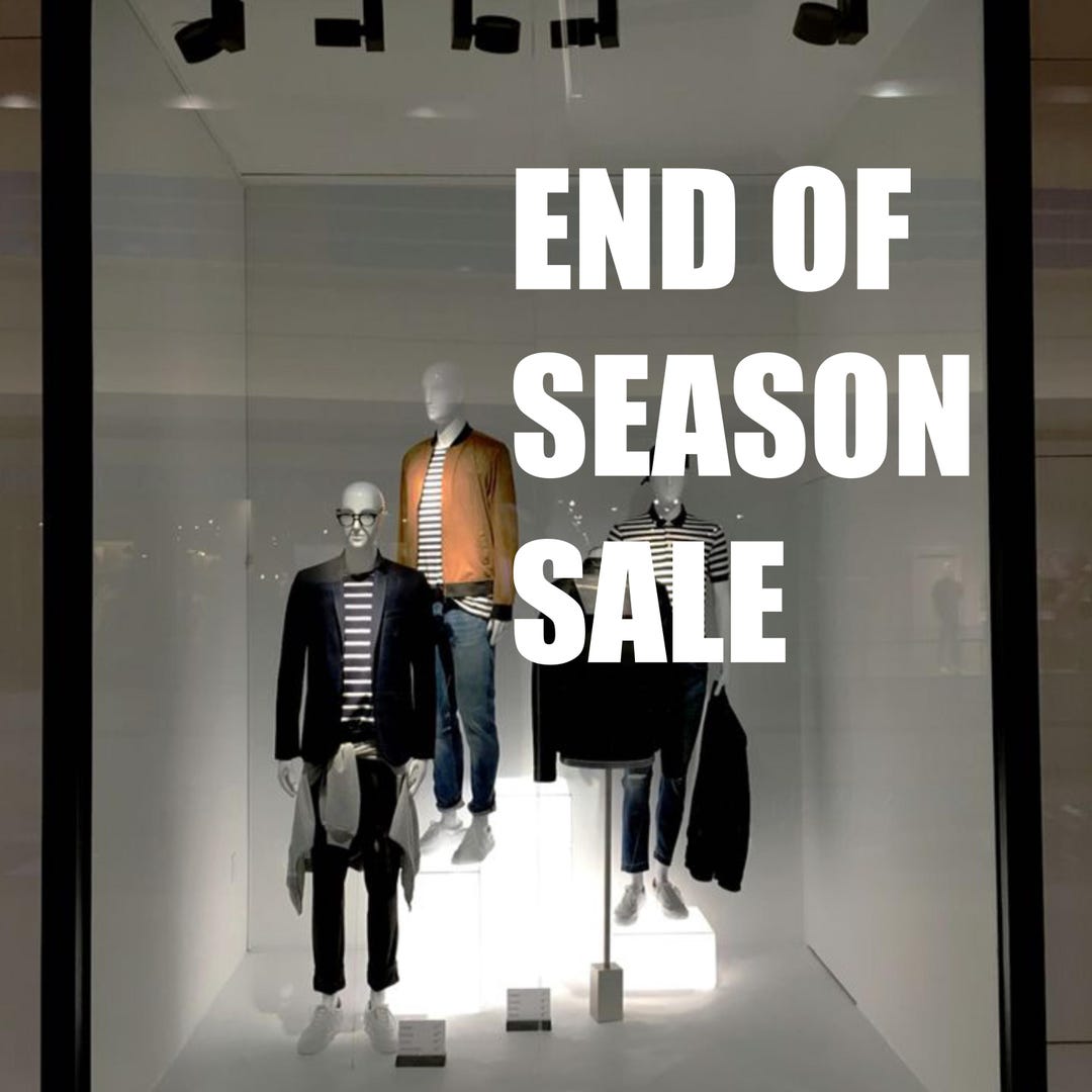 Large Window Sign for Store, Large Decal for Storefront Window, Large ...