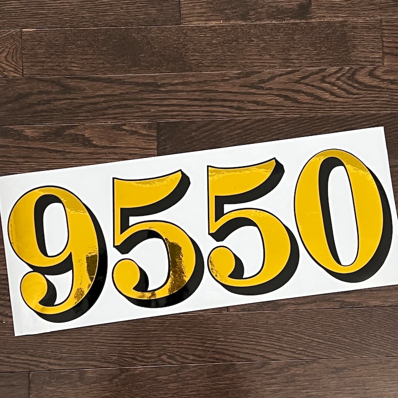 Vinyl House Numbers - Etsy
