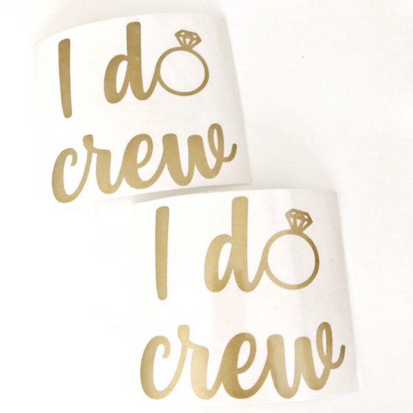 I Do Crew Tumblers - Etsy