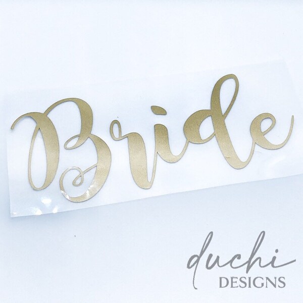 Bride Iron On Etsy