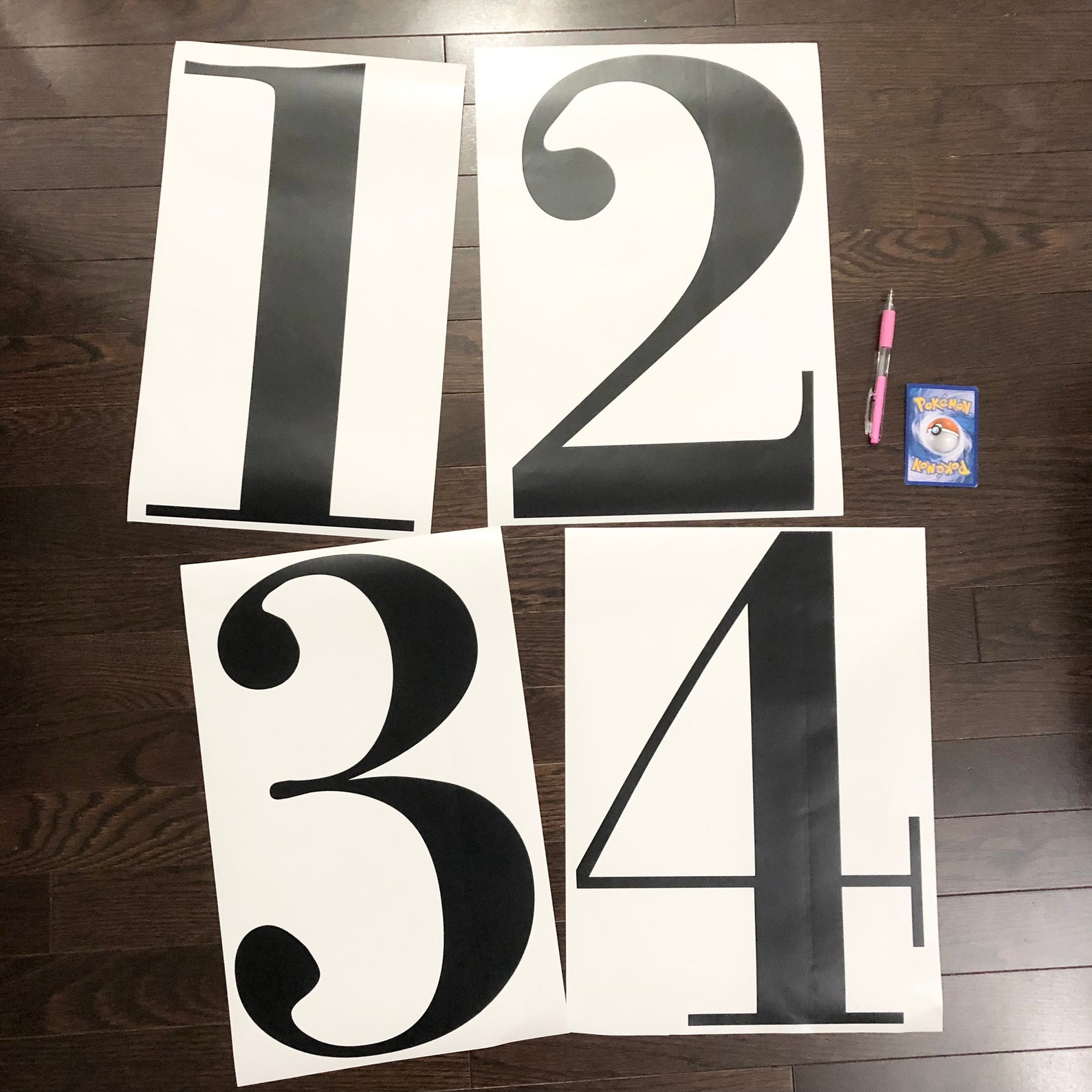 Custom Number Stickers Boat Numbers Helmet Numbers Locker - Etsy