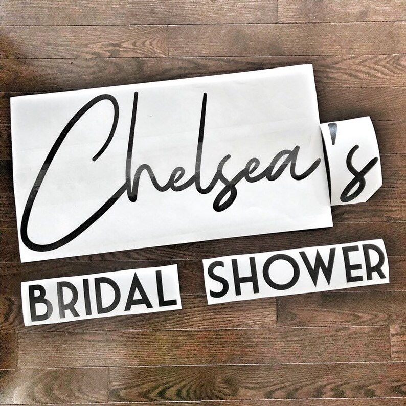 Large Custom Mirror Wedding Decal Custom Mirror Vinyl Create - Etsy