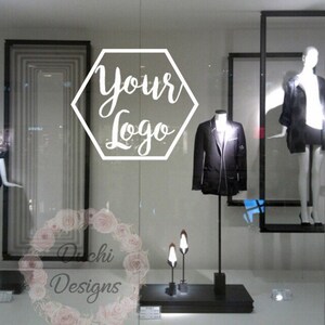 INSIDE Glass Decal, Reversed Decal, Custom Logo Decal, Inside Shop ...