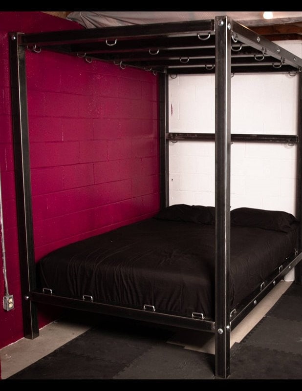 Custom Bondage Bed Frame With Canopy Etsy Australia