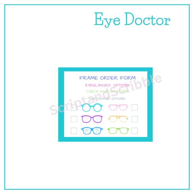 PERSONALIZED Pretend Play Eye Doctor | Make Believe Games & Toys ...