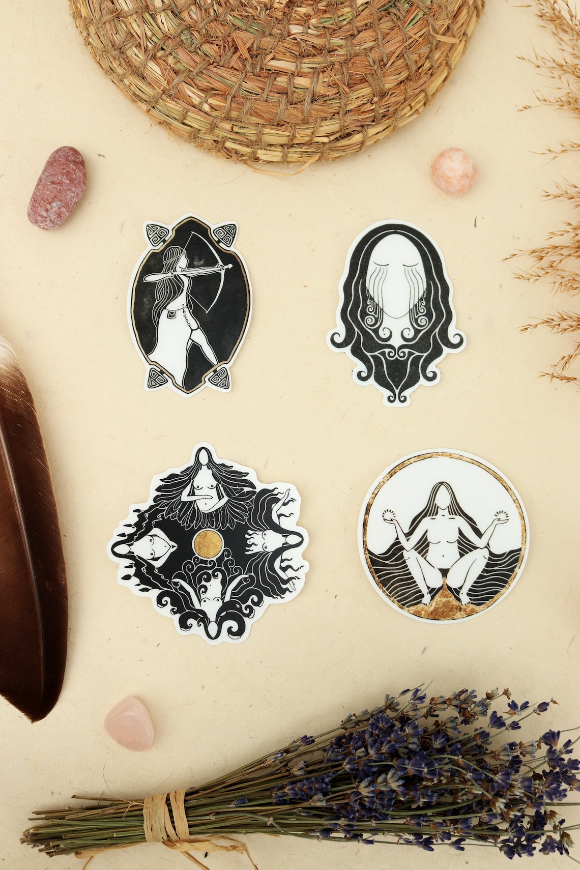 Magic Sticker Collection with 4 Stickers | Etsy