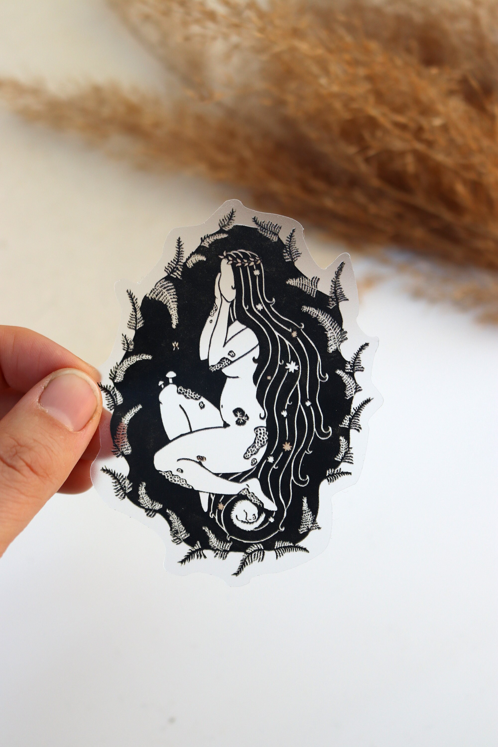 Sticker daughter of the earth / creative gift for women / | Etsy