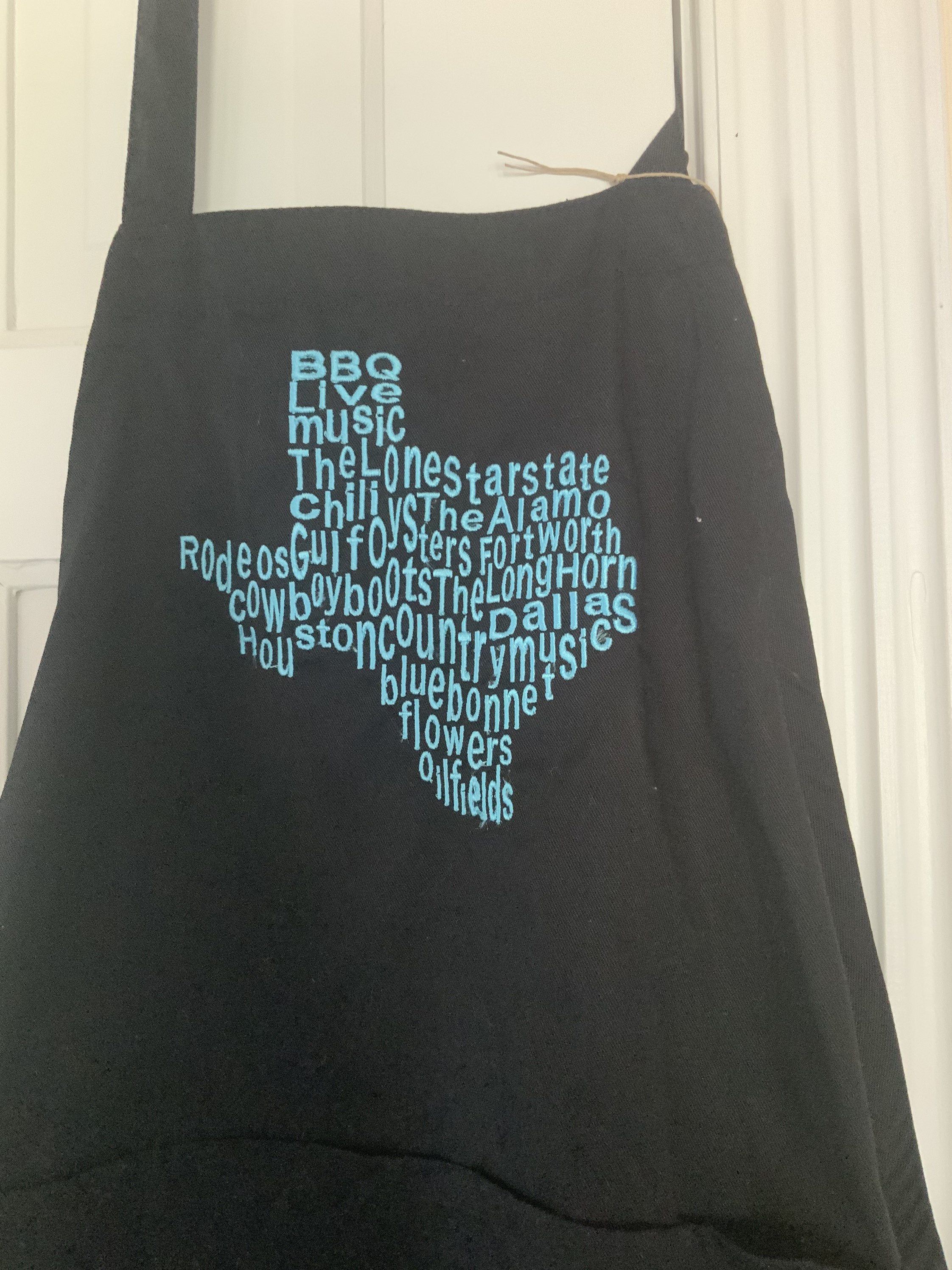 Texas Embroidered Aprons - Etsy