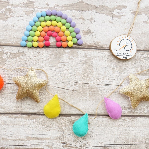 Hanging Rain Drop Garland - Etsy