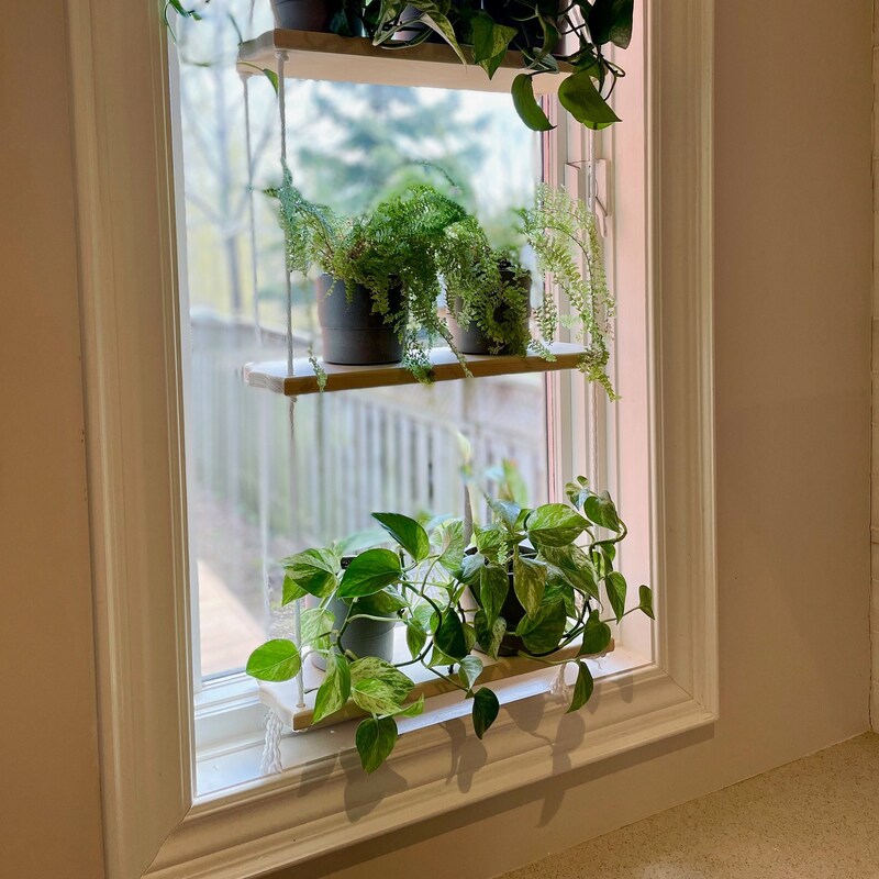 Hanging Window Shelf - Etsy
