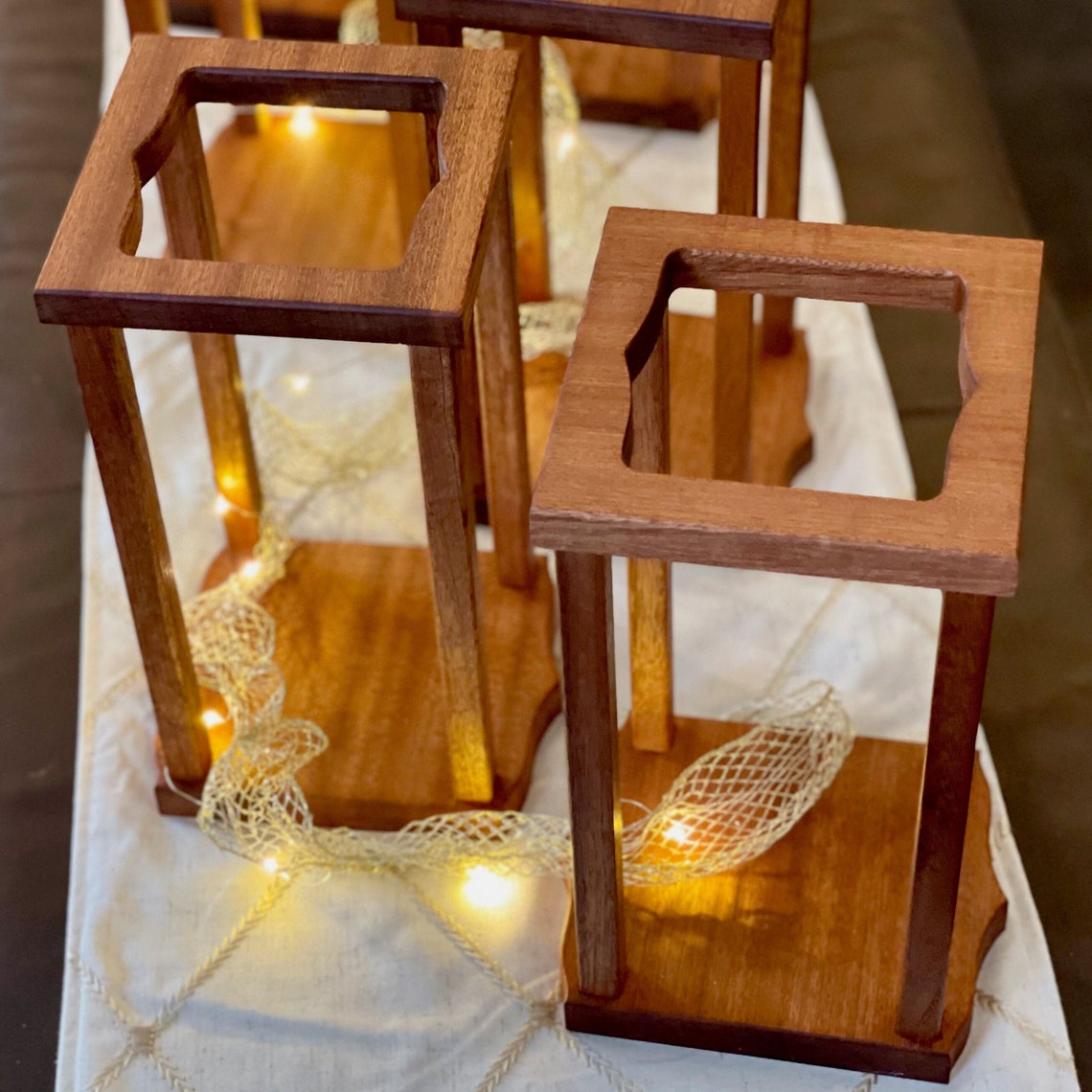 Wood Lanterns Bulk Package Wedding Center Piece Bulk Package - Etsy