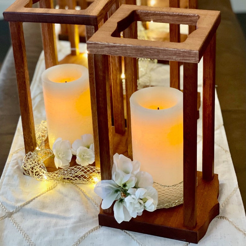 Wood Lanterns Bulk Package Wedding Center Piece Bulk Package - Etsy