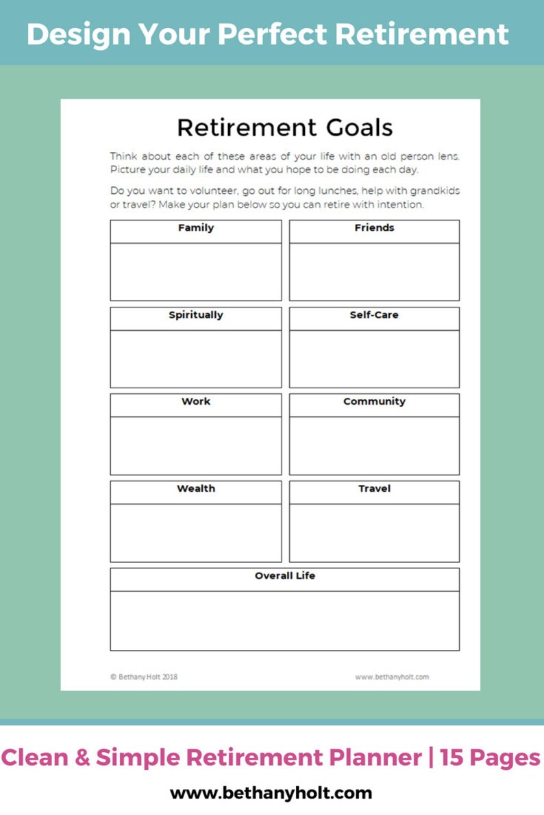 Retirement Planner, Planner Retirement, Financial Planner, Budget ...