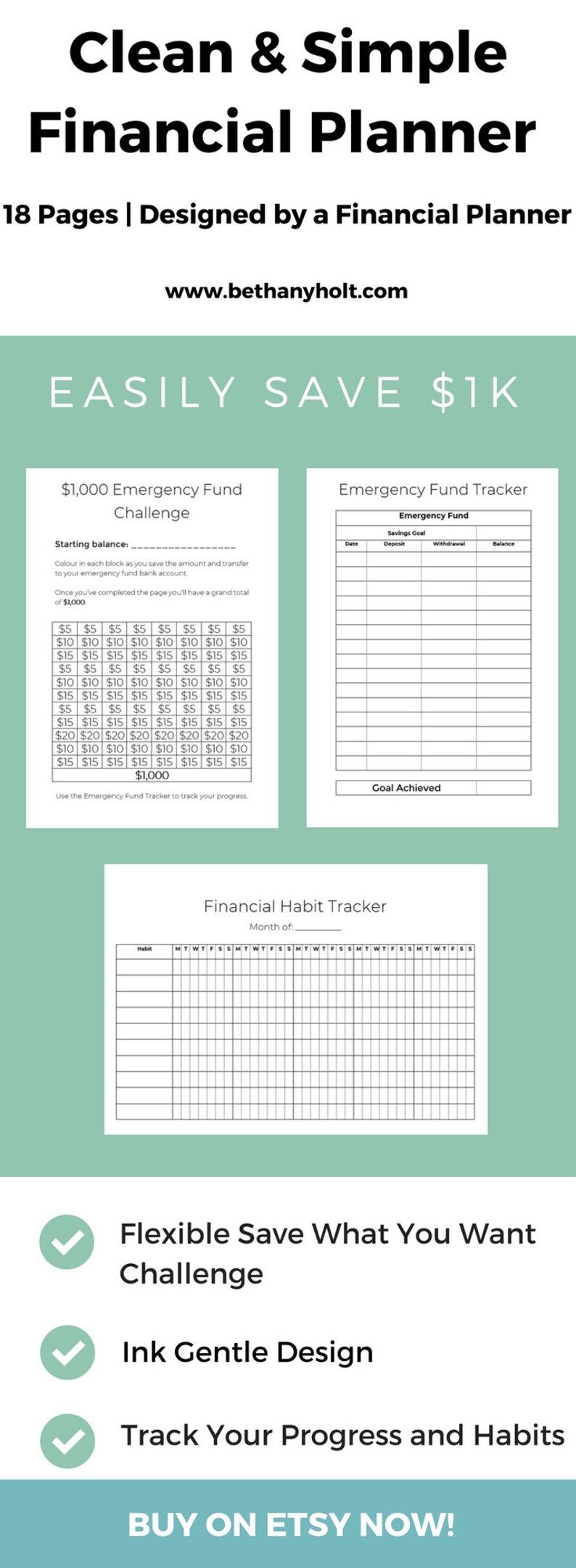 Financial Planner, Budget Planner, Finance Planner, Budget Printable ...