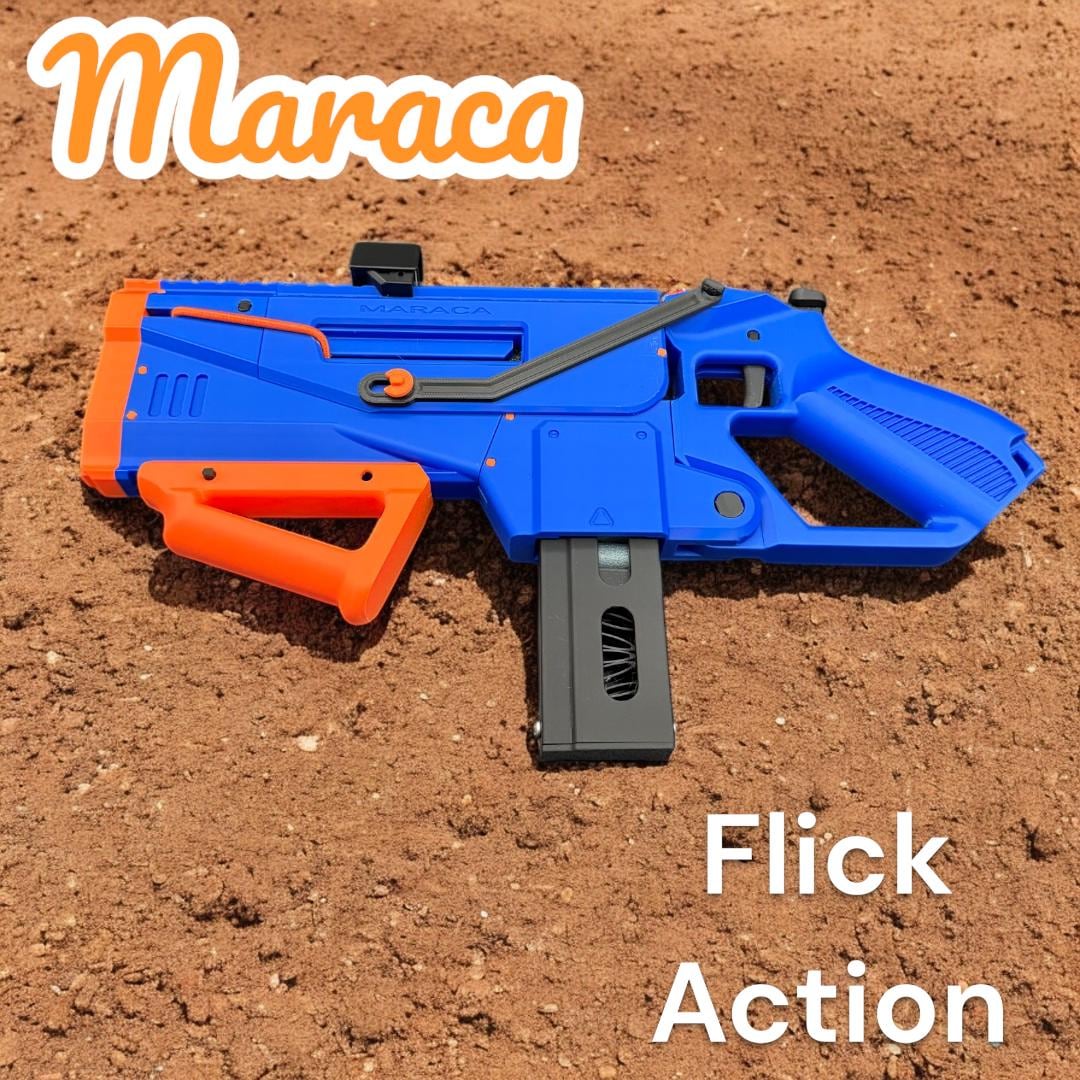 Maraca String Slinger Nerf Blaster by Leedle Dynamics Talon Mag ...