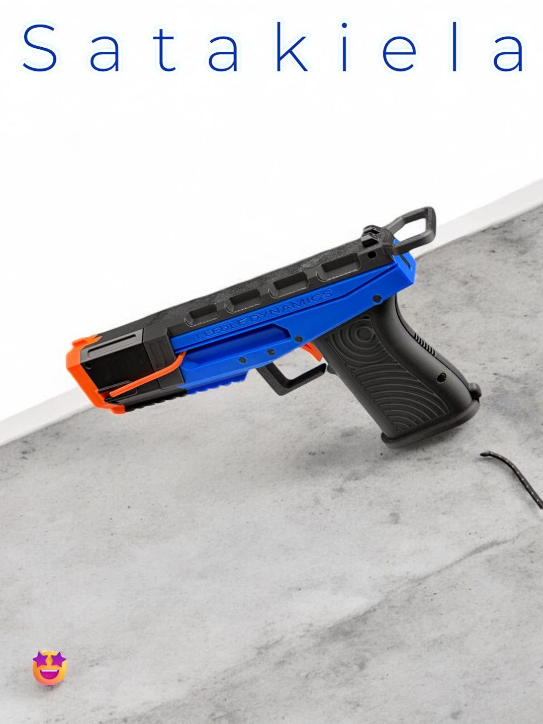 Satakieli Blaster Mag-in-grip Half Dart Nerf Blaster Custom Foam Blaster - Etsy