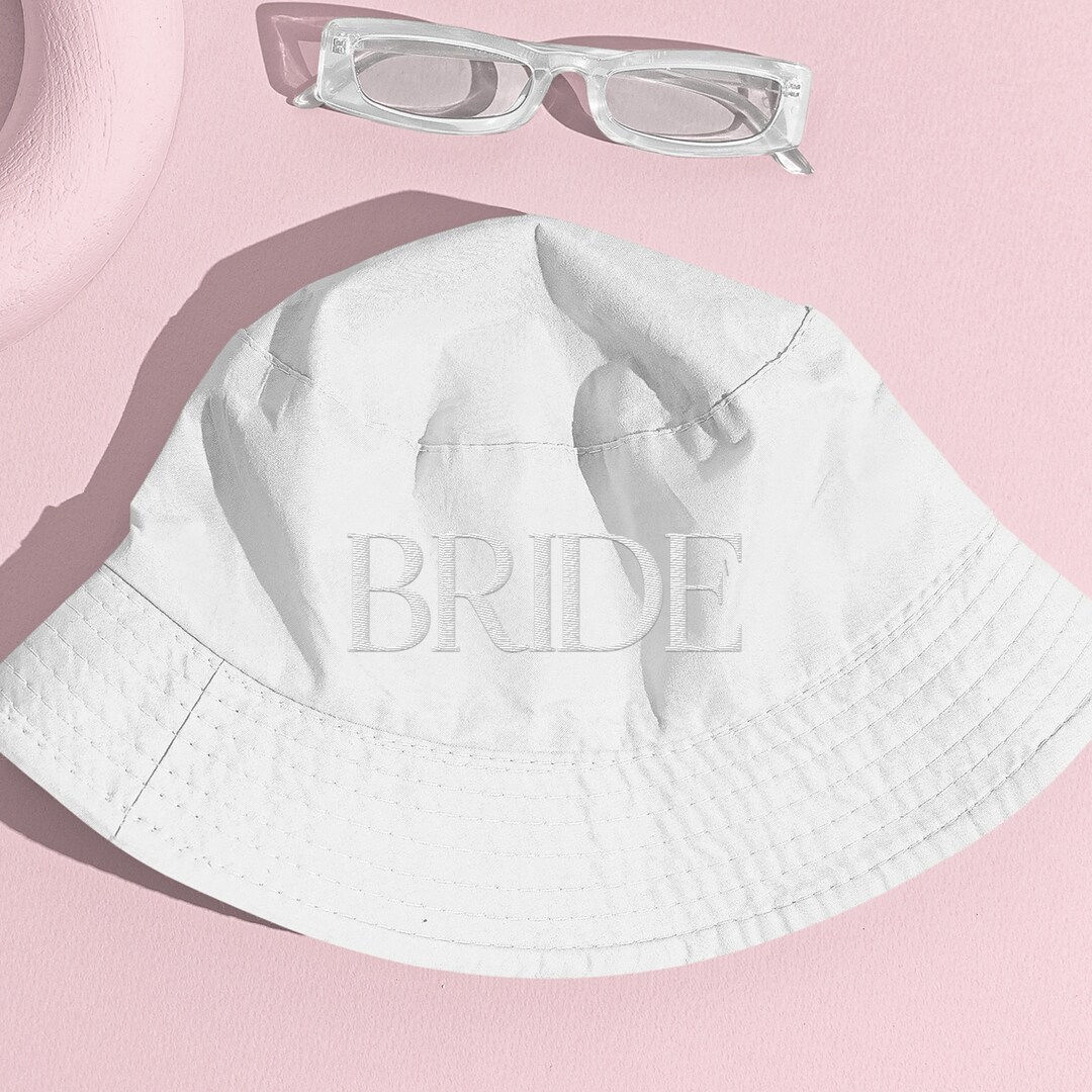 Bride Hats Bucket Hat, Bachelorette Hats Hat for Bride Couples Bridal ...