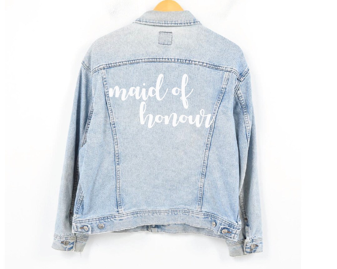 Maid of Honor Custom Bridal Decal, Unique Gift for MOH, Wedding Decal ...