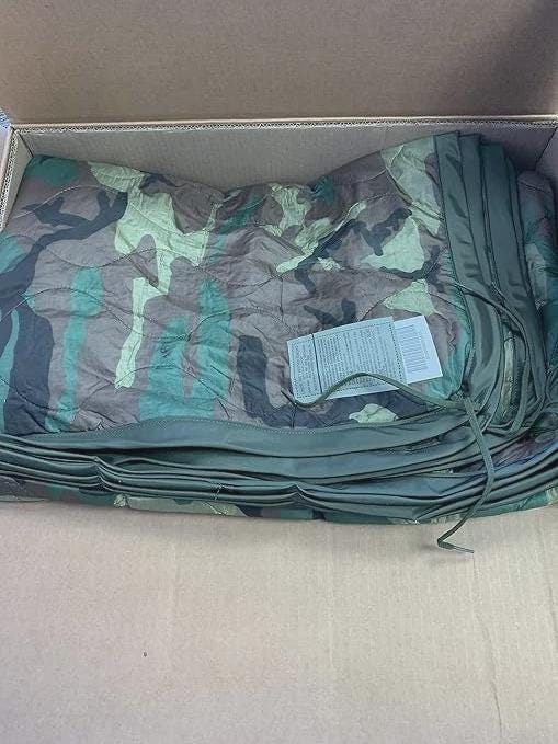 Unissued US Army Woobie: Woodland Camo Poncho Liner, 1990s Surplus - Etsy