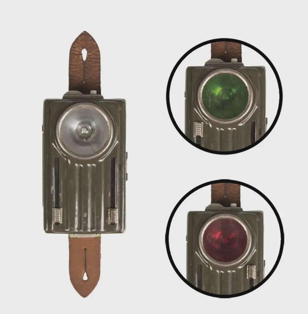 Rare Polish Vintage Signal Flashlight Authentic Polish Army Surplus Box ...