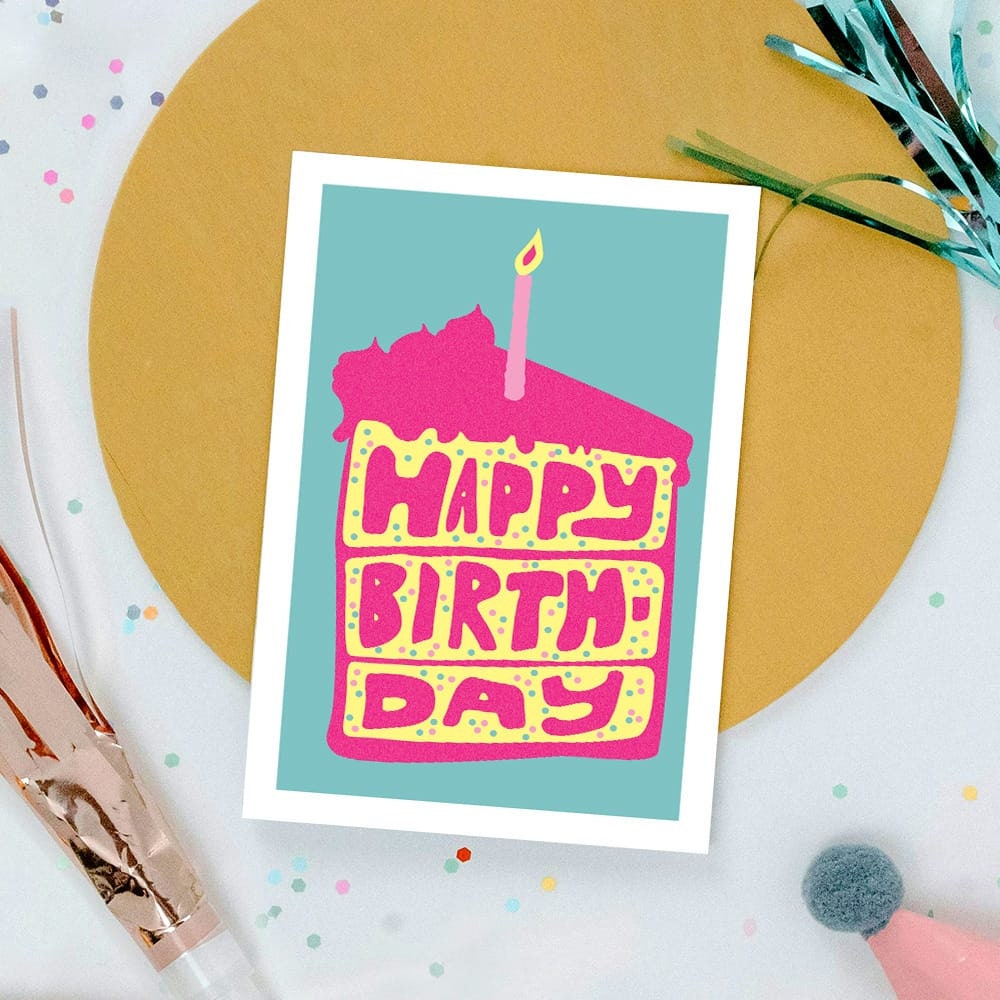 Birthday Card Blank Printable Instant Downloadable Card | Blank Happy ...