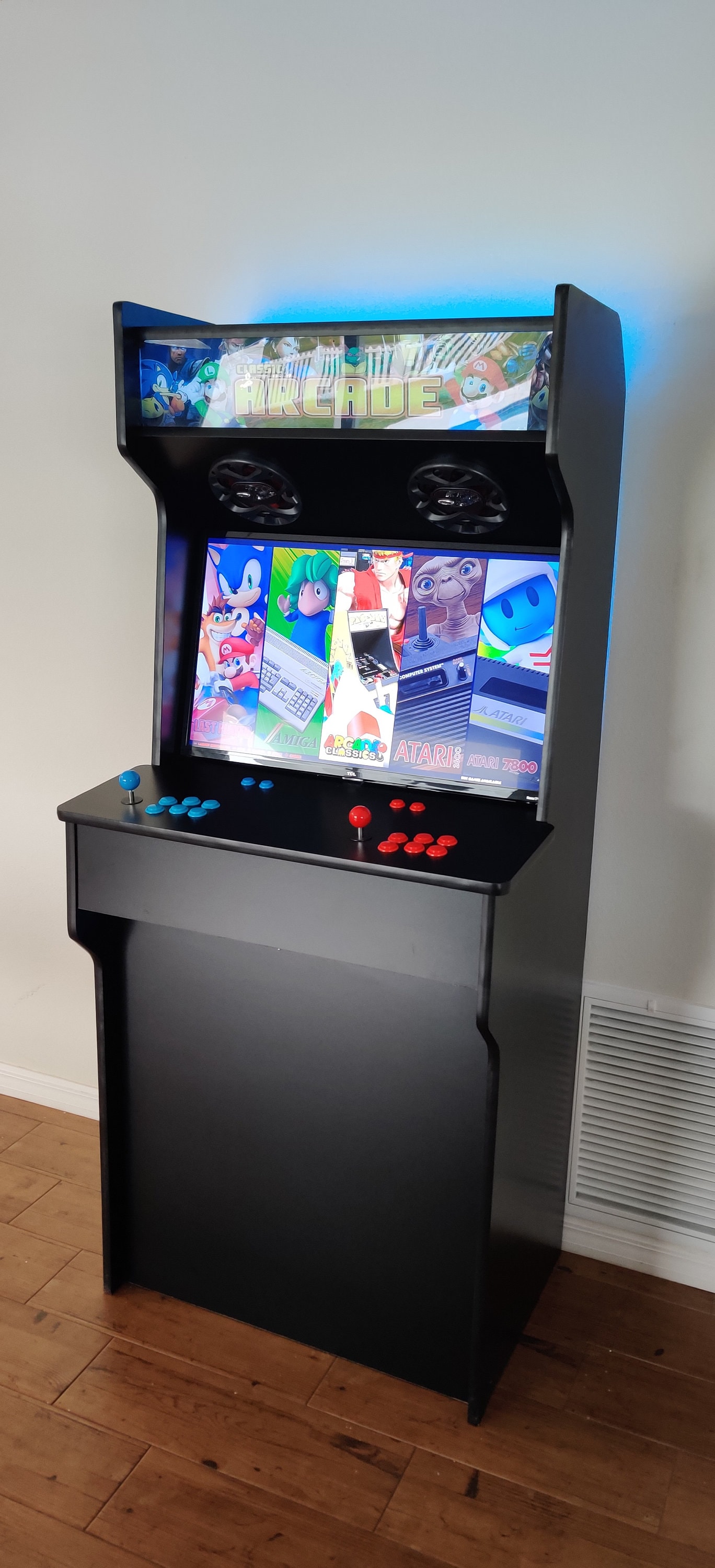 2 Player Retro Arcade Cabinet Full Size Slim Arcade Machine | Etsy