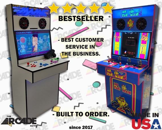 4 Player Slim Arcade Machine Cabinet! Ships Fully Assembled (pi4) by ...