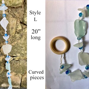 Sea Glass Strings / Beach Lover Gift / Ocean Decor / Unique Gift From ...