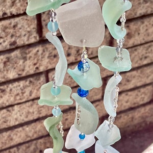 Sea Glass Strings / Beach Lover Gift / Ocean Decor / Unique Gift From ...