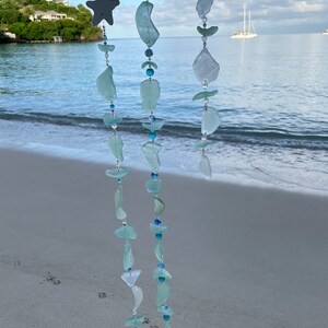 Sea Glass Strings / Beach Lover Gift / Ocean Decor / Unique Gift From ...