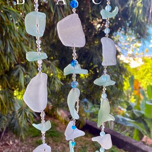 Sea Glass Strings / Beach Lover Gift / Ocean Decor / Unique Gift From ...