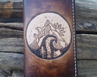 Arkansas Razorback Long Men's Leather Wallet. - Etsy